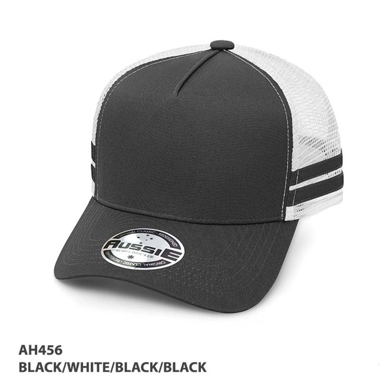 Custom Grace A-Frame Striped Trucker Cap AH456