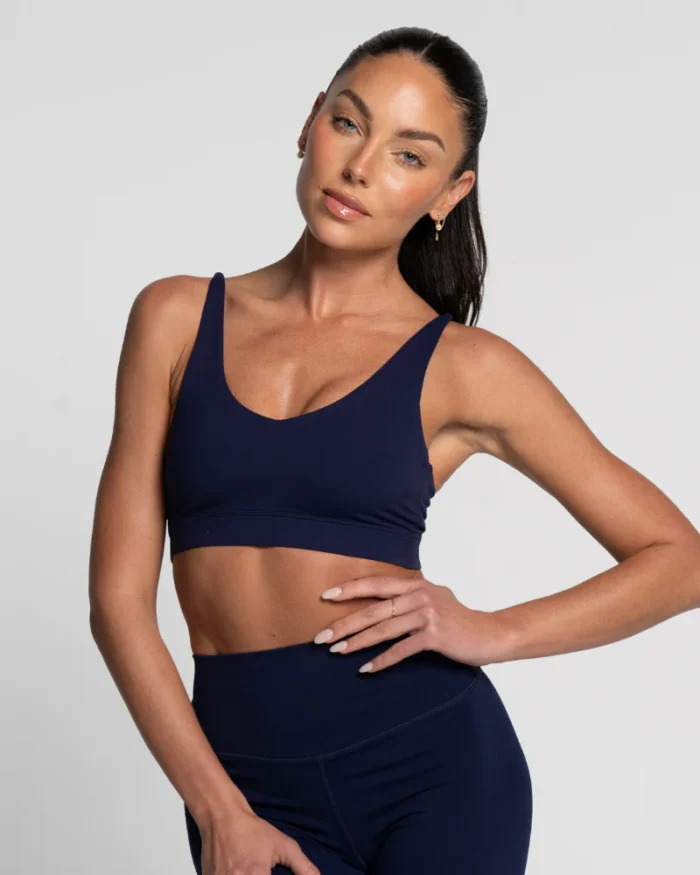 Active Basics Custom Active Basics Cross Over Crop | Printing & Embroidery