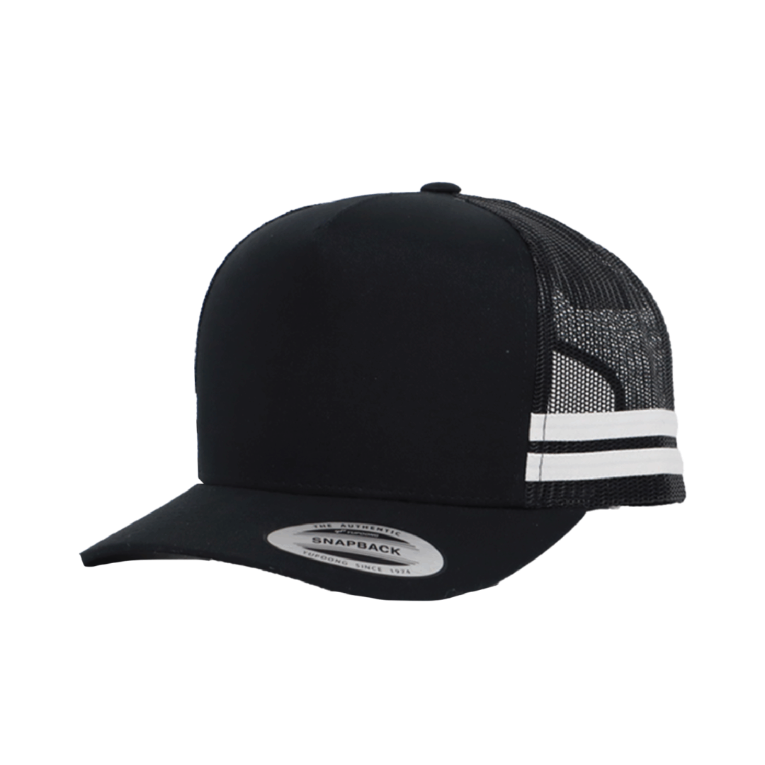 Custom Flexfit YP Stripe Trucker Cap 6507