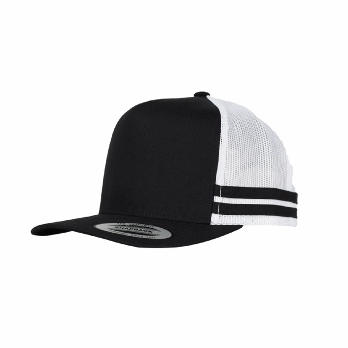 Custom Flexfit YP Stripe Trucker Cap 6507